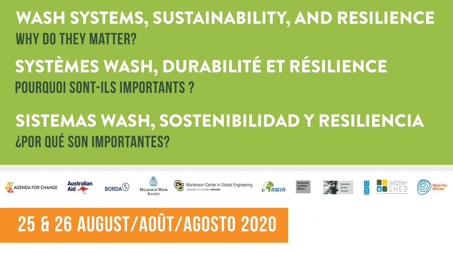 WASH Agenda for Change - Clean Water & Sanitation Organization